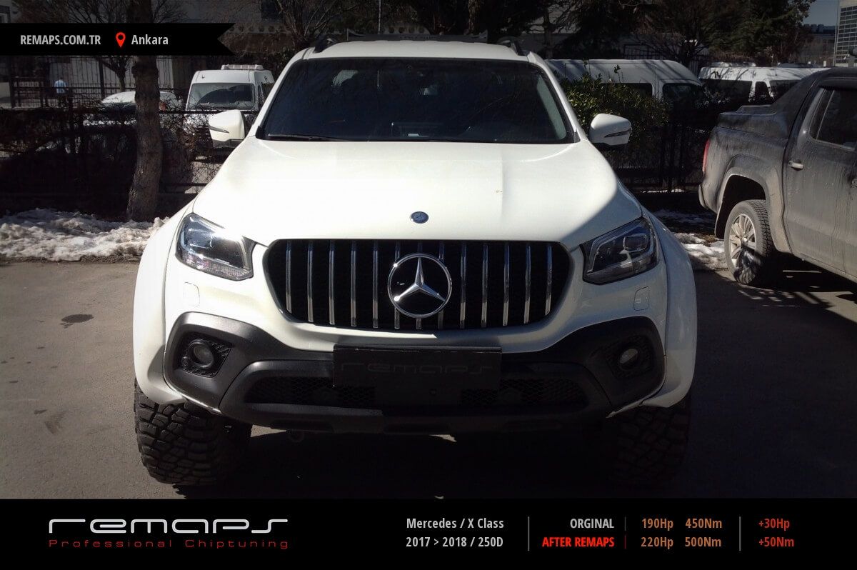 Mercedes X Class 2017 > 2018 250D Chip Tuning, Performans, Yakıt ...