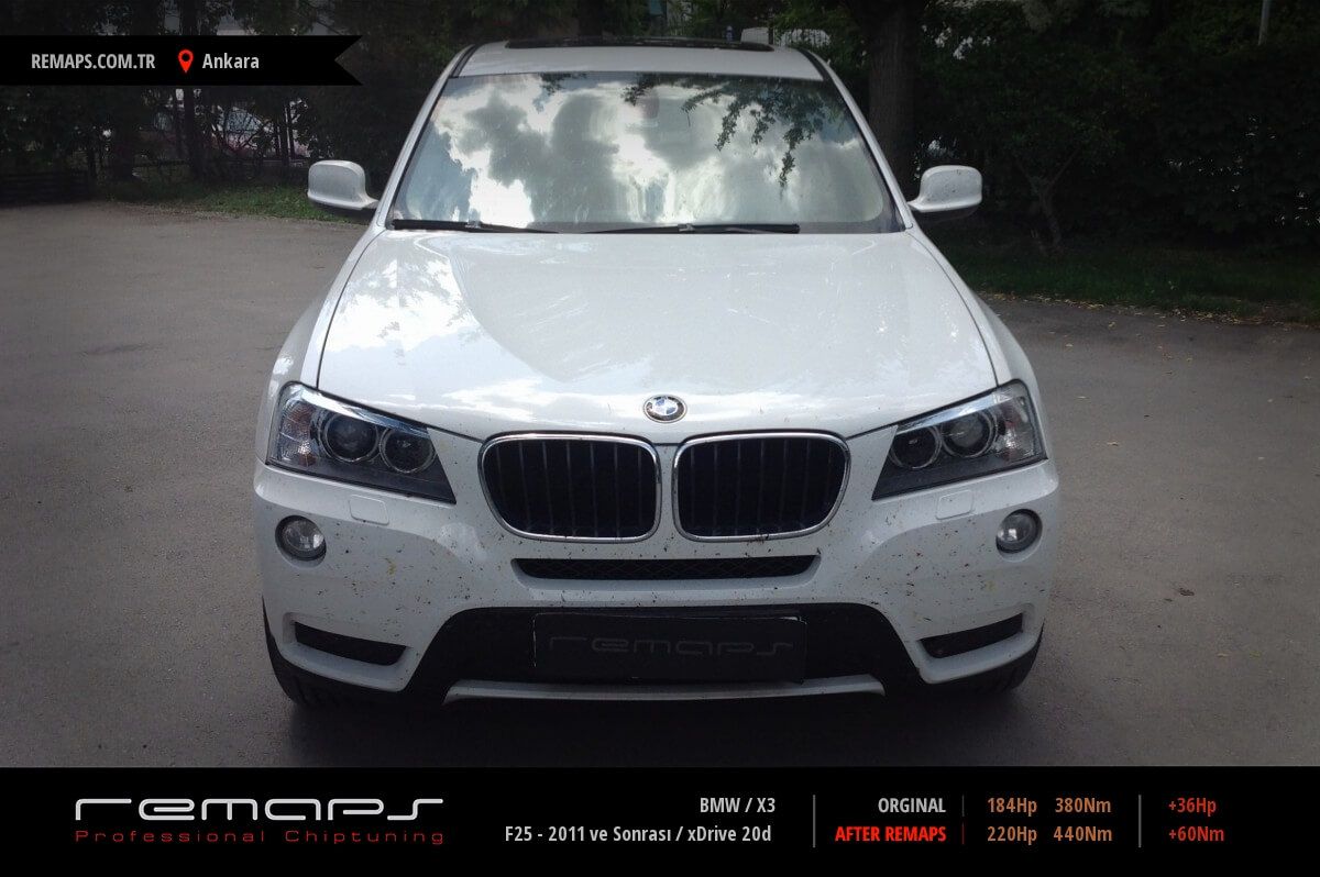 BMW X3 F25 - 2011 ve Sonrası xDrive 20d Chip Tuning, Performans, Yakıt ...