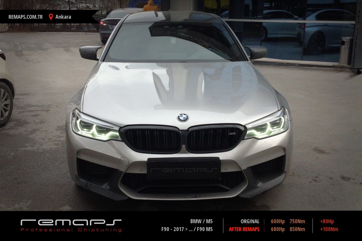 BMW M5 F90 - 2017 > ... F90 M5 Chip Tuning, Performans, Yakıt Tasarrufu ...