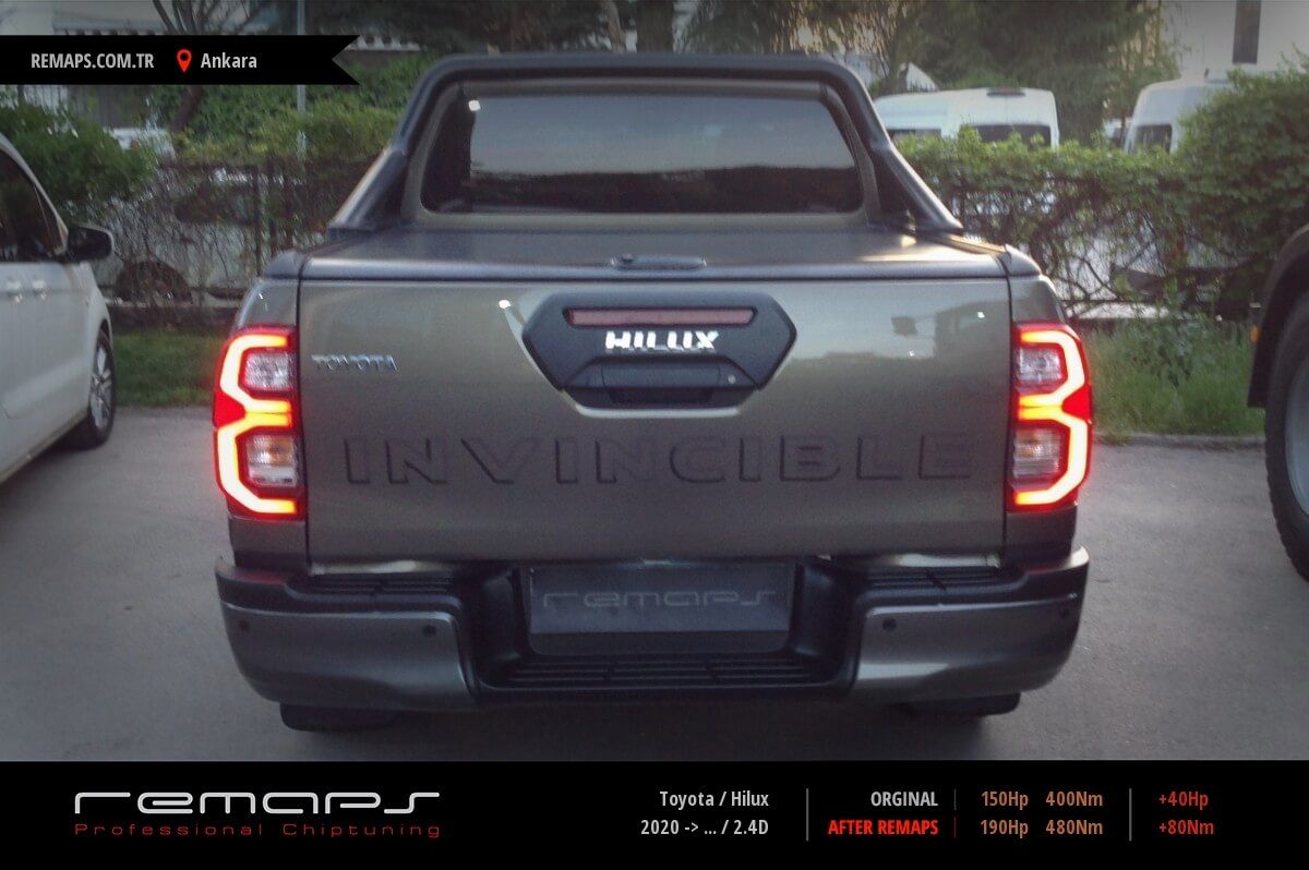 Toyota Hilux 2020 -> ... 2.4D Chip Tuning, Performans, Yakıt Tasarrufu ...