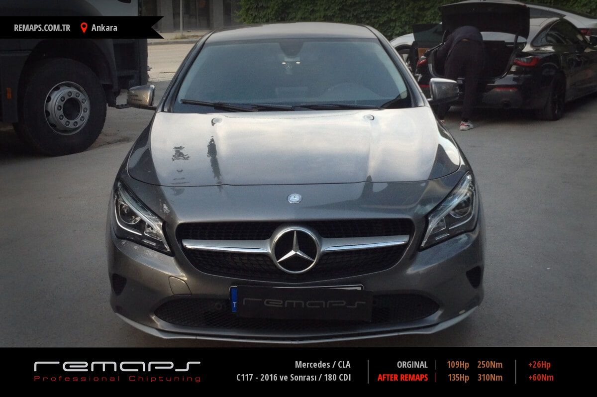 Mercedes CLA C117 - 2016 ve Sonrası 180 CDI Chip Tuning, Performans ...